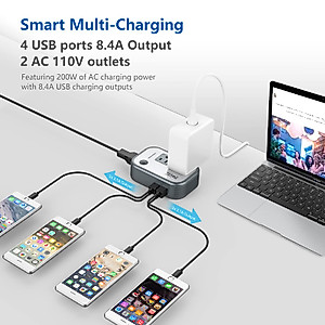 FOVAL Power Step Down 220V to 110V Voltage Converter International Travel Adapter for Hair Straightener/Curling Iron Including US/AU/EU/UK/India Universal Plug Adapter