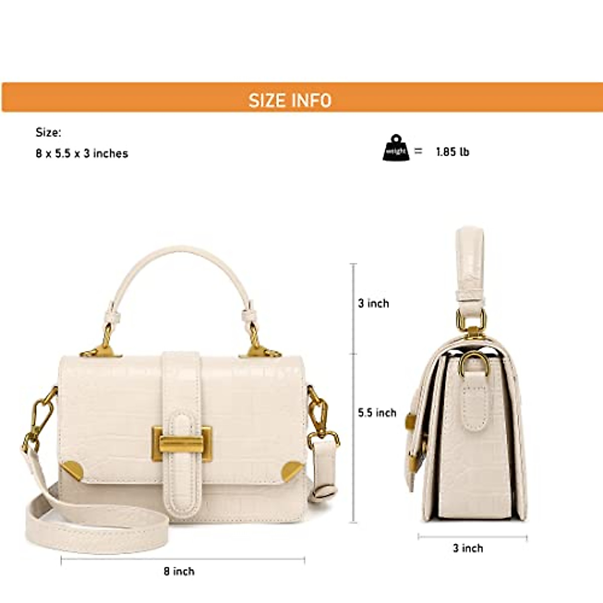 LL LOPPOP Top Handle Handbags for Women,Classic Small Crossbody Purse,Women's Satchel Handbags 203502