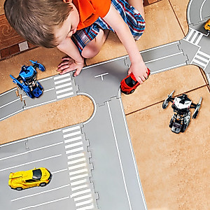 CDDZSW 4 Pack 3-5 Years Old Boys Toddler Pull Back Transforming Toy Cars, Pull Back Truck Toys for Boys and Girls, Birthday Gifts for Boys and Girls Over 3 Years Old