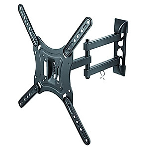ProHT Articulating TV Wall Mount TV Stand(05416) Full Motion for Most 23”- 55” 3D LED, LCD TVs and Screens, +15°~ -15°Tilt; +90°~ -90° Swivel, VESA up to 400x400,Max Load 66lbs