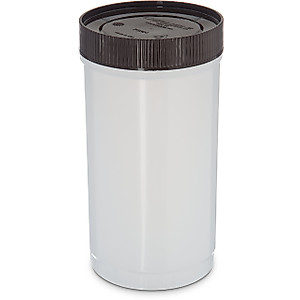 Carlisle FoodService Products Stor N' Pour Quart Container with Assorted Lids for Bar, Kitchen, And Restaurant, Plastic, 1 Quart, Assorted Colors, (Pack of 12)