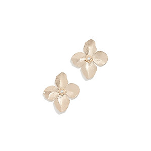 SHASHI Women's Blossom Earrings, Gold, One Size