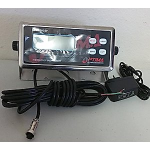 Scale Indicator LCD Readout with AC Adapter 110v-240v, Head for Load Cell,Units lb/kg/oz, New