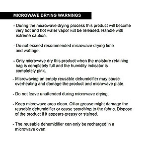 BARSKA Rechargeable Desiccant Dehumidifier - Safe Moisture Absorber for Home Closets, Gun Safes, Basement, Garage, Cars - Microwaveable - Portable Blue Dehumidifying Solution