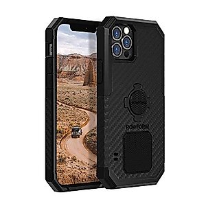 Rokform - iPhone 12 Case, iPhone 12 Pro Case, Rugged Series, Magnetic Protective Apple Gear, iPhone Cover with RokLock Twist Lock, Dual Magnet, Drop Tested Armor (Black)