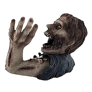 DWK Elixir of the Undead Zombie Wine and Beverage Bottle Holder Display Rack for Halloween Home Decor and Kitchen, 12-inch