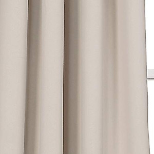 Lush Decor Insulated Grommet Blackout Curtains Panel Pair, 52"W x 95"L, Wheat