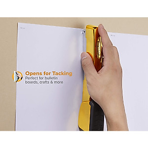 Bostitch Office Professional Metal Executive Stapler, 20 Sheet Capacity, Gold Chrome (B5000-GOLD)