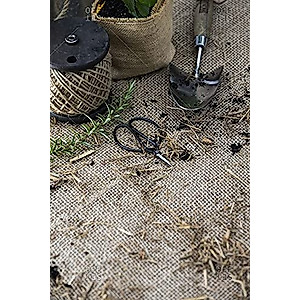 AK TRADING CO. 40" Wide X 100 Yard Long Natural Burlap Roll (BUR40-100YDS)