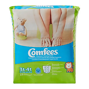 Comfees Toddler Training Pants Pull On 3T to 4T Disposable Moderate Absorbency, CMF-B3 - CASE of 138