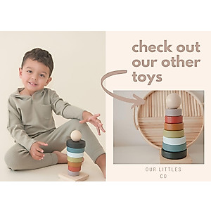 Our Littles Co Neutral Xylophone Instrument | Montessori Musical Toy for Toddlers & Kids Song Book | Educational Developmental Sensory Toys Non-Toxic Safe Gift Organic | Designed in USA