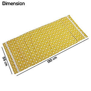 Zollyss Refrigerator Cover Sea Cotton Cloth Anti-dust Cover Fridge Towel dust Cover Freezer Refrigerator Desktop Sundries Washing Machine Organize Storage Bags (Yellow)