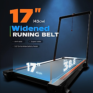 AIRHOT Walking Pad with Incline, Under Desk Treadmill for Home Office, 4 in 1 Portable Folding Treadmills, 2.5HP Low-Noise Treadmill LED Display for Walking Jogging Running
