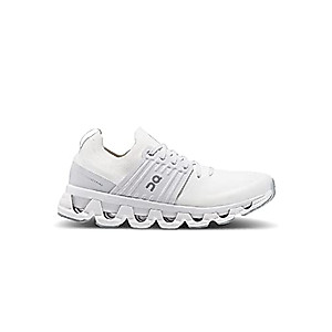 On Women's Cloudswift 3 Sneakers, White/Frost, 8.5 Medium US