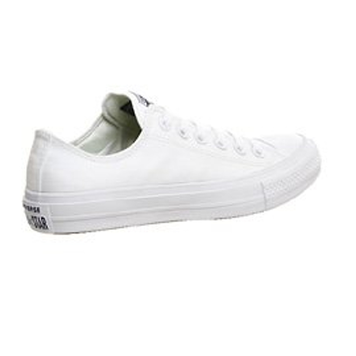 Converse Mens Chuck Taylor All Star Low II White Sneaker - 4 Men - 6 Women