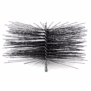 Midwest Hearth Square Wire Chimney Cleaning Brush (12-Inch Square) Made in USA