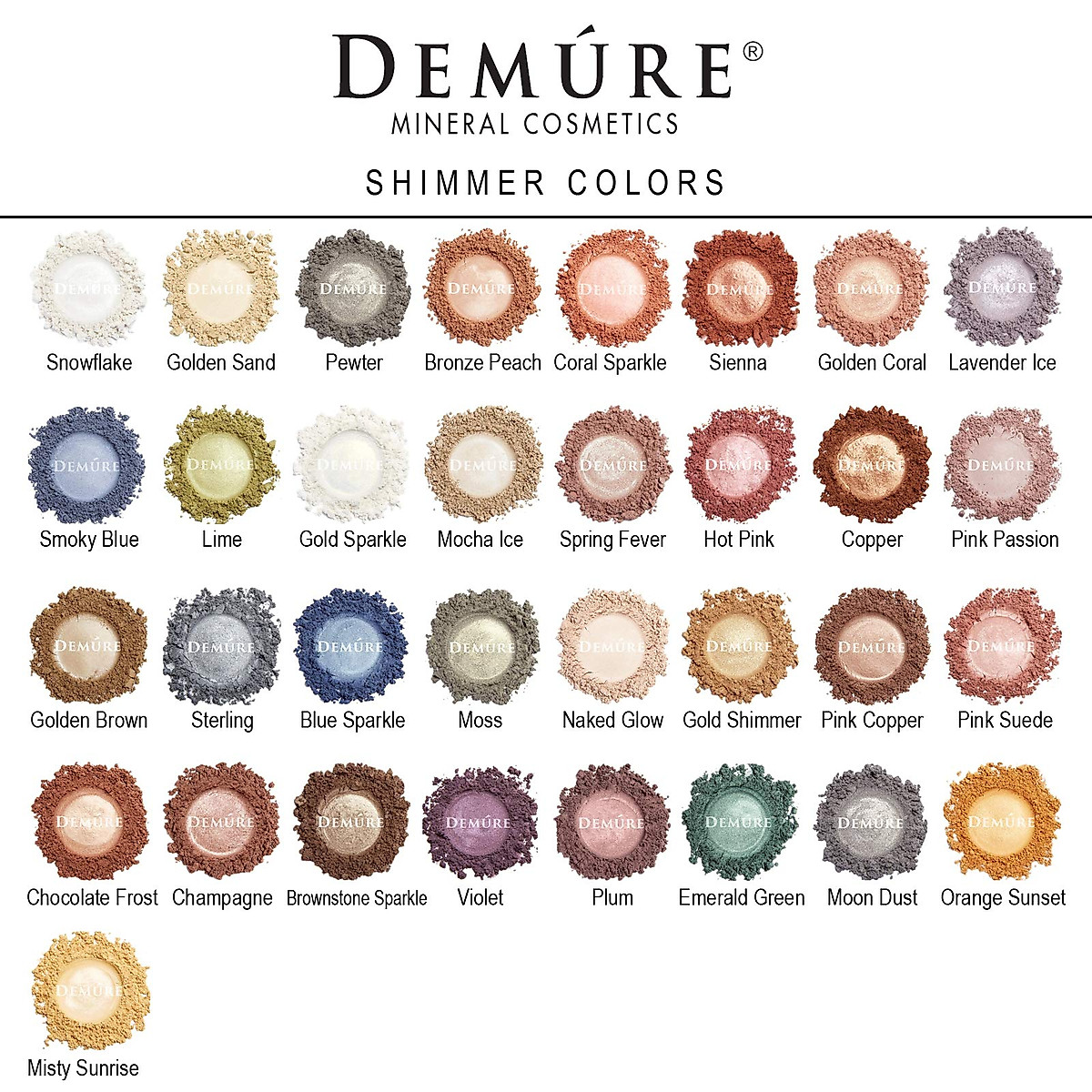 Demure Mineral Make Up (Violet) Eye Shadow, Shimmer Eyeshadow, Loose Powder, Glitter Eyeshadow, Organic Makeup, Eye Makeup, Natural Makeup, Organic Eyeshadow, Natural Eyeshadow, Professional Makeup