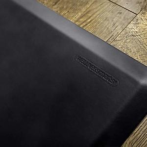 WellnessMats Original Collection Anti-Fatigue Floor Mat, Black, 36 in. x 24 in. x ¾ in. Polyurethane – Ergonomic Support Pad for Home, Kitchen, Garage, Office Standing Desk – Water Resistant,