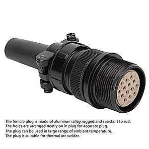 14 Pins Aviation Plug Female Welding Power Connector Aviation Socket for Miller Welder