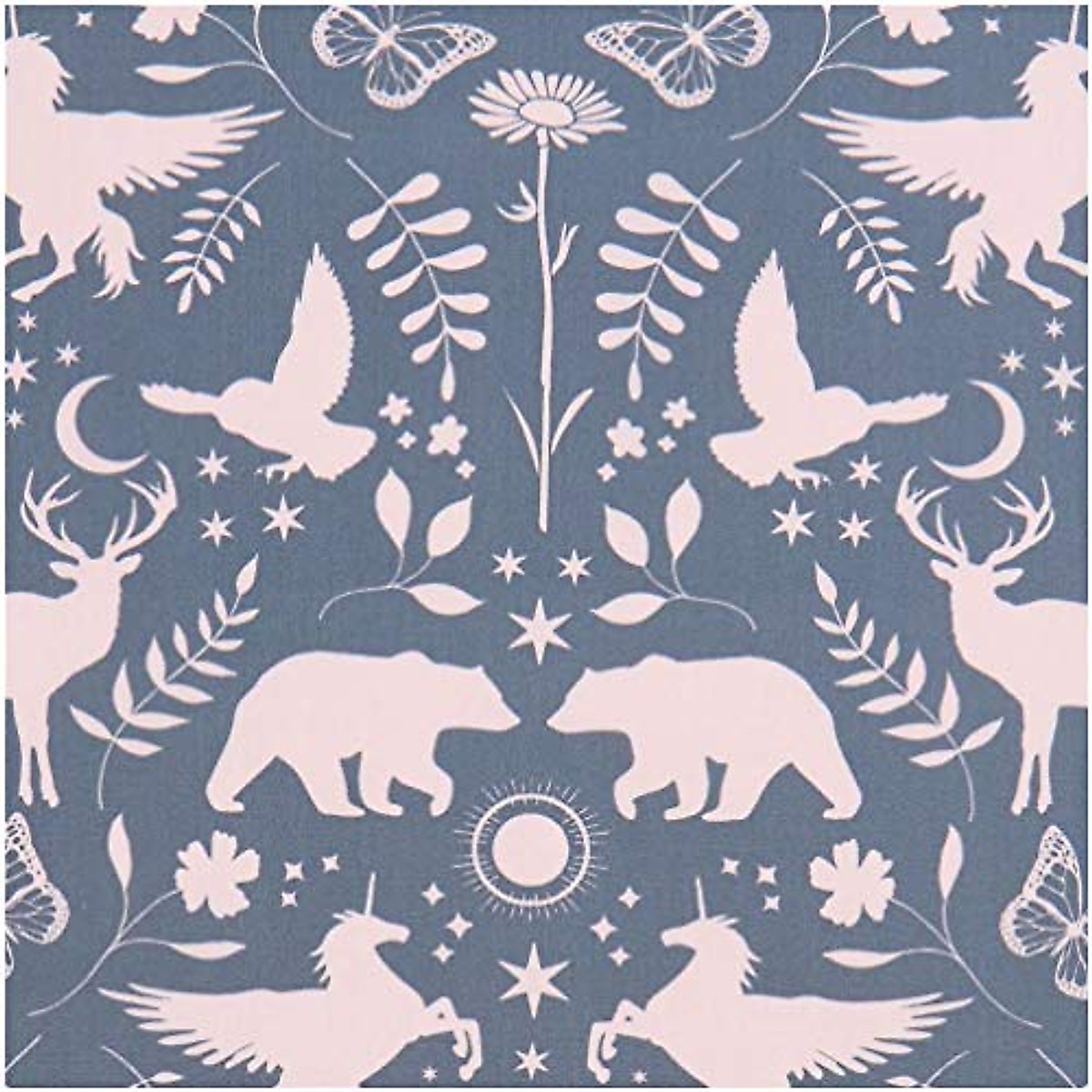 Art Gallery Mystical Land Mirror Lake Rose Quilt Fabric