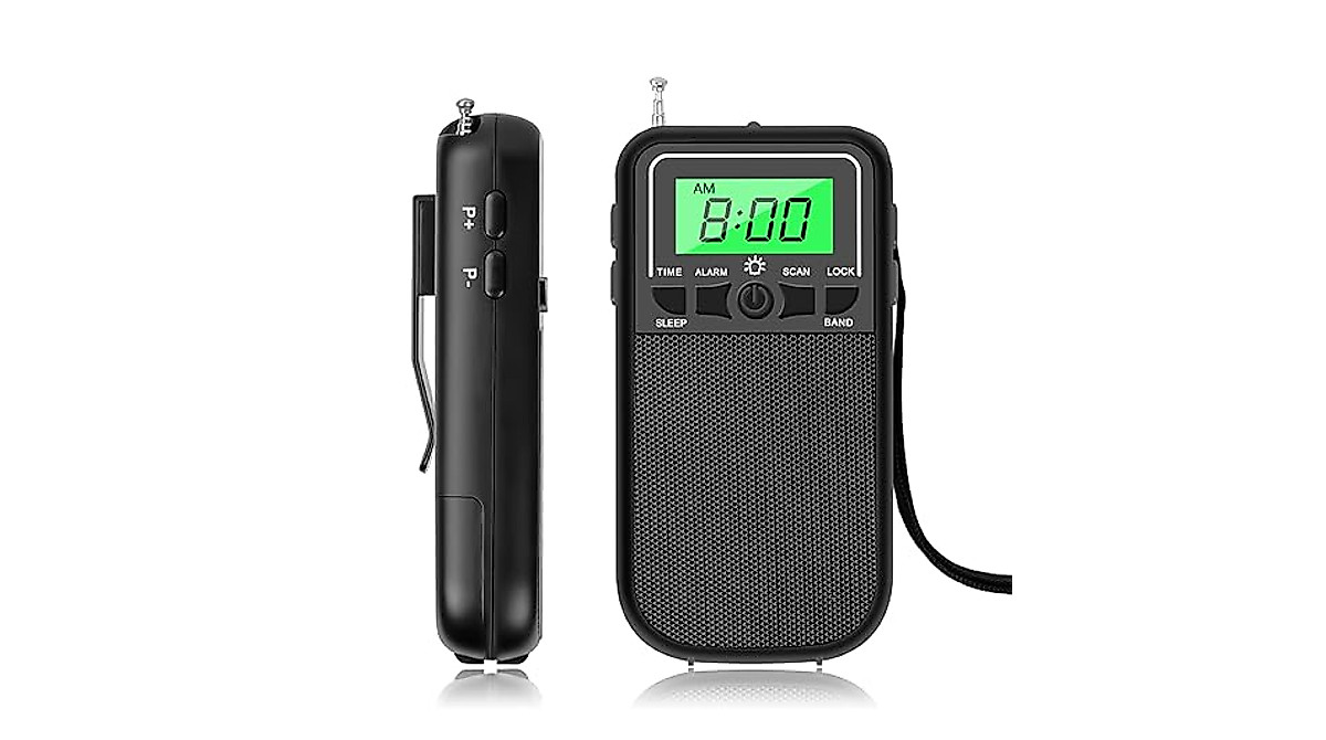 Portable AM/FM/SW Radio with LED Flashlight | Long Range Reception