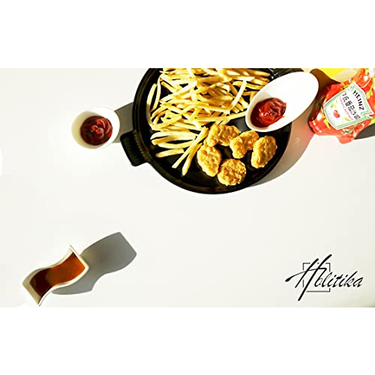 Holitika Sauce Dish-Dipping Bowls,Sauce Cups/Bowls/Dishes for Soy Sauce,Ketchup,BBQ Sauce,Sushi Soy Sauce - White Porcelain,1 Oz,Set of 6,D1