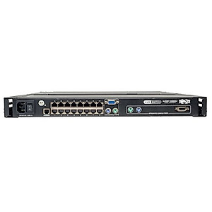 Tripp Lite B070-016-19 16 Port NetCommander Console Cat5 KVM Switch with 19" LCD