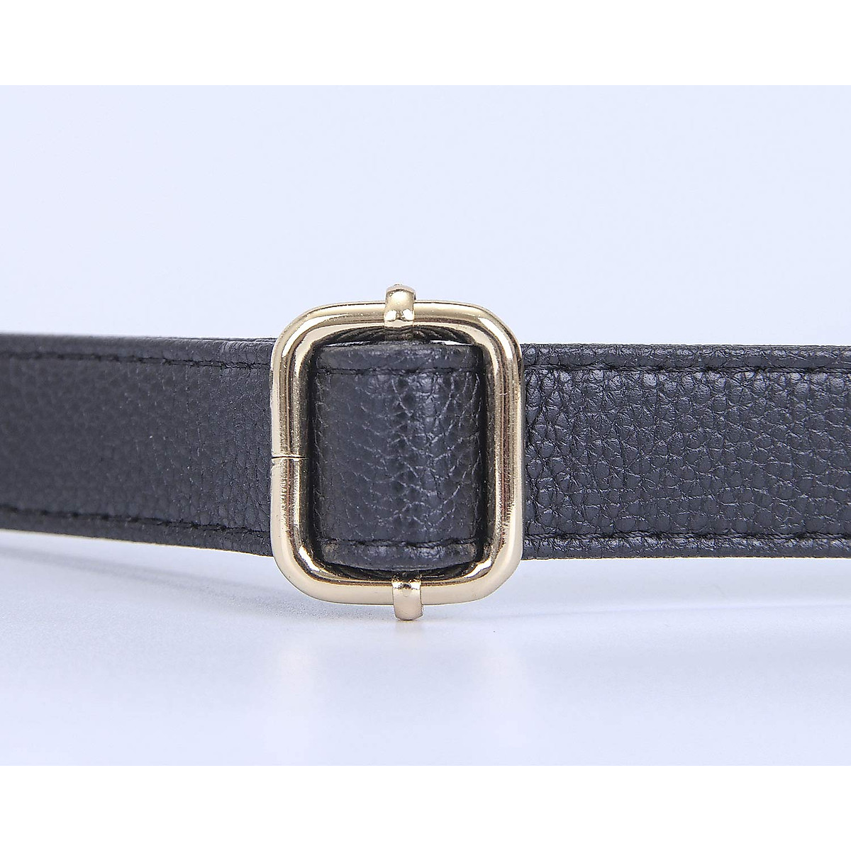 VanEnjoy Purse Strap Replacement with Tassel,Lichee Pattern Microfiber Leather for Crossbody Bag or Handbag,34-60" L*0.8" W,Gold Metal