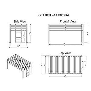 Jasper Twin to King Extending Day Bed with Bunk Bed and Storage Drawers, Espresso