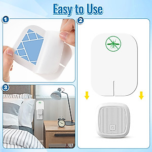 Qualirey 30 Pack Flying Insect Trap Refill Compatible with VEYOFLY Fly Trap VF01, Glue Board Insect Catcher, Replacement Sticky Glue Cards for Insect Bug Mosquito Gnat Fruit Fly Trap Indoors