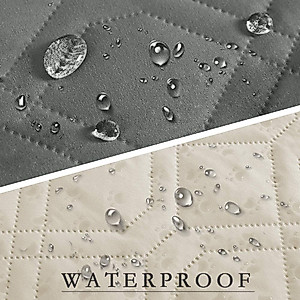 SUNNYTEX Waterproof Dog Bed Cover Dog Mat Pet Pad Pet Blanket for Couch Sofa Bed Mat Anti-Slip Furniture Protrctor