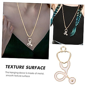 GALPADA 50 Pcs Nurse Pendant Stethoscope Charms Decorative Bracelet Pendants Nurse Dangle Charms DIY Jewelry Pendants Charms for Bracelets Making Jewelry Charms Necklace Pendant