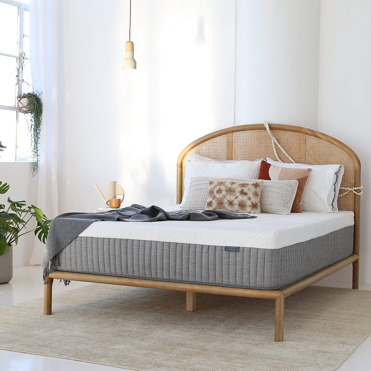 Brentwood Home Cypress Luxe Cooling Charcoal Infused Memory Foam Mattress, Non-Toxic, Made in California, 13-Inch, King Size