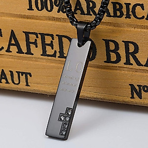 Wolentty Couple His Hers Distance Necklaces for Valentine's Day Gift