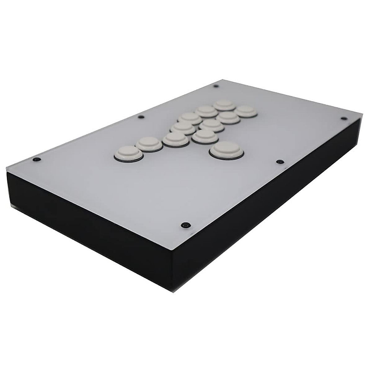 FightBox RAC-J800B-PS-W All Buttons Leverless-Style Arcade Joystick Fight Stick Game Controller For PS4/PS3/PC Sanwa OBSF-24 30