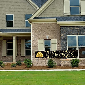 RIP to My 20s Birthday Sash for Girl, Women, Men, 30th Birthday Gifts, RIP to My Youth Birthday Decor, Black and White Sash, Funeral for Youth 30th Decorations, Great Birthday Party Supplies