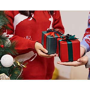 HUAPRINT Black Gift Box,Gift Boxes with Lids 5x5x5inch,24pcs Paper Gift Box Bulk,Gift Boxes for Presents,Birthday,Bridesmaid Proposal,Groomsmen Engagements,Baby Showers,Christmas,Wedding Party Favor,Cupcake,Crafting,Holidays