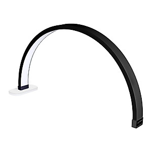 LED Desk Lamp with Clip, Eye Care Clip Home Office Lamp, 3 Modes, 10 Brightness, Long Flexible Gooseneck, Metal, Swing Arm Architect Task Desk Lamp with USB Adapter, Black