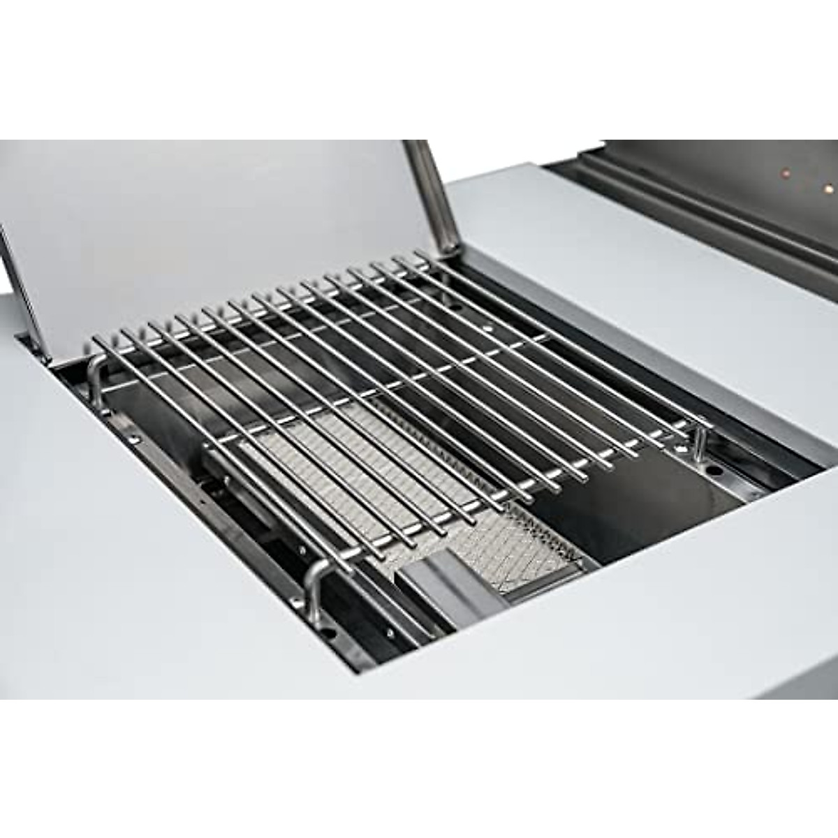 Mont Alpi MAi805-D90FC 44-inch 6-Burner 115000 BTU 90 Degree Corner Deluxe Stainless Steel Gas Outdoor Barbecue Island Grill w/Lockable Compact Refrigerator + Infrared Side Burner + Rotisserie Kit