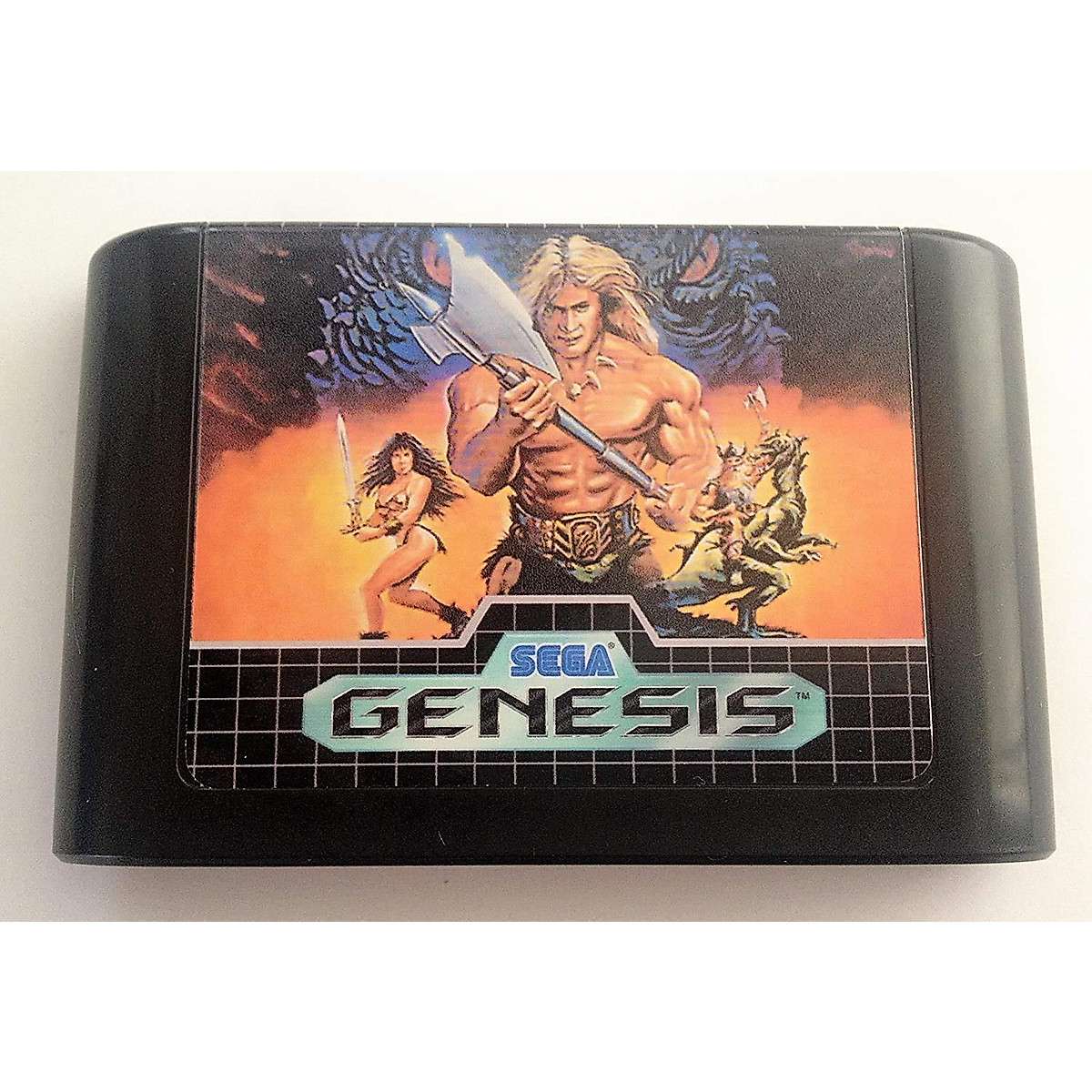 Golden Axe (Sega Genesis / Mega Drive) - Reproduction Video Game Cartridge