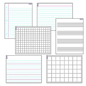 TREND enterprises, Inc. Papers & Grids Wipe-Off Charts Combo Pack