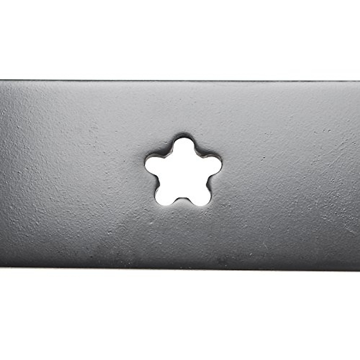 USA Mower Blades U12025BP (6) High-Lift for Husqvarna 539112079 Dixon 10782 10881 Length 18 in. Width 2-1/2 in. Thickness .200 in. Center Hole 5 Point Star 50 in. Deck