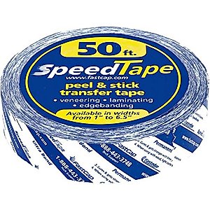 Fast Cap Laminate Tape, 2-Sided, 1 Inx50 ft, Clear (CECOMINOD016203)