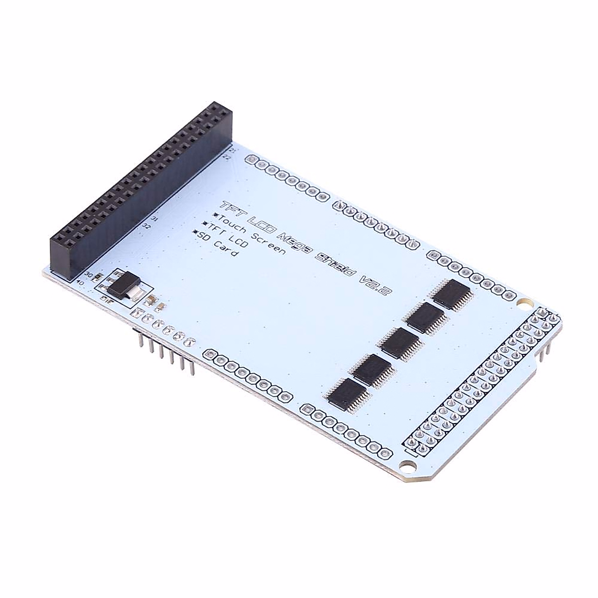 Touch LCD Shield, 3.2 inch TFT LCD Module Mega Shield V2.2 Expansion Board for Touch Screen Display for arduino Compatible with MEGA 2560