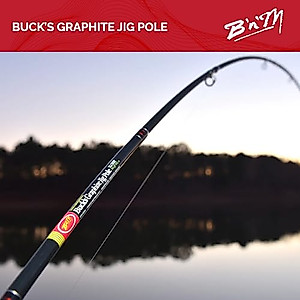 B'n'M 2 Piece Bucks Graphite Jig Pole (11-Feet)