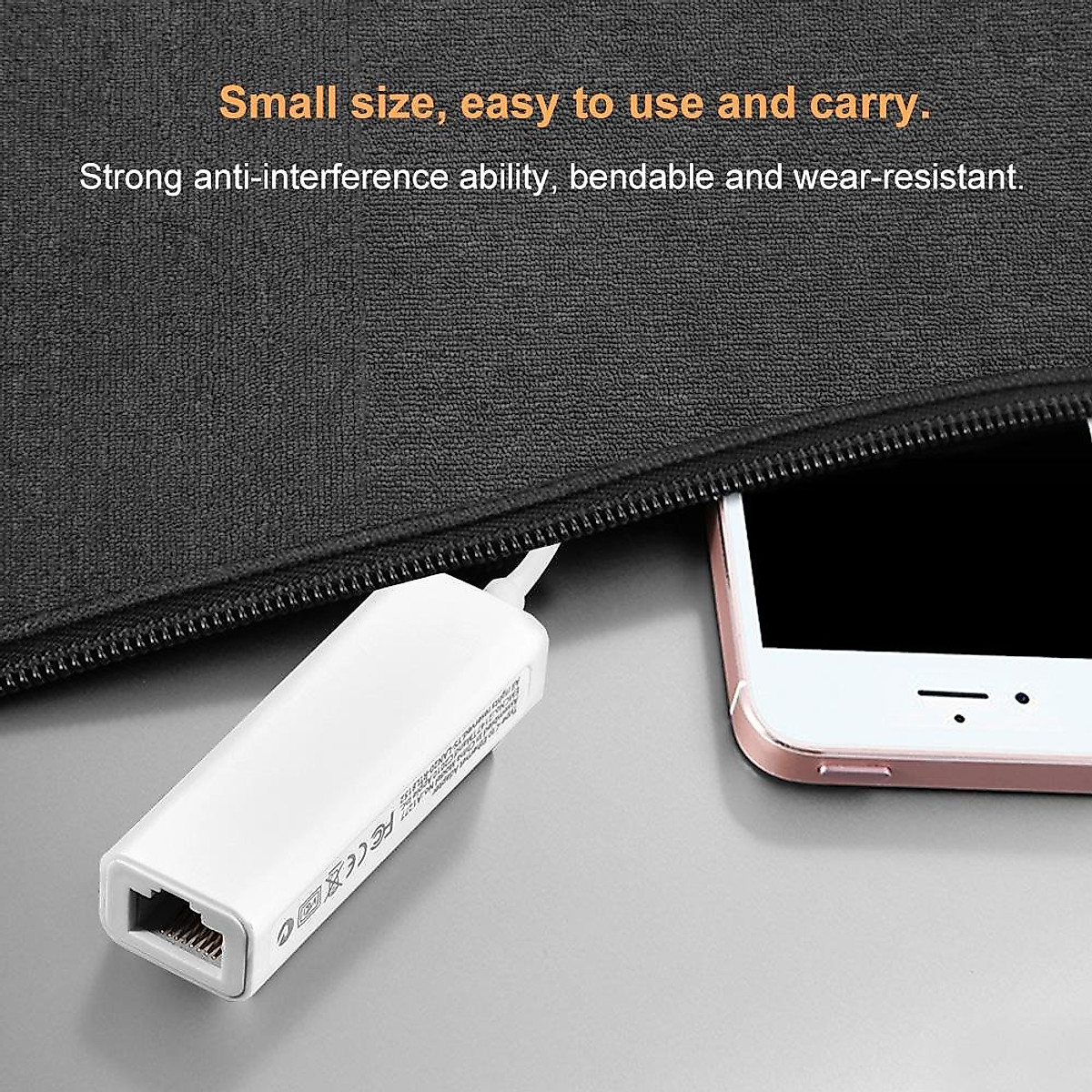 Bewinner USB C to RJ45 Adapter Portable, USB 3.1 USB C to RJ45 100Mbps Ethernet LAN Network Adapter Converter for MacBook USB C Laptop