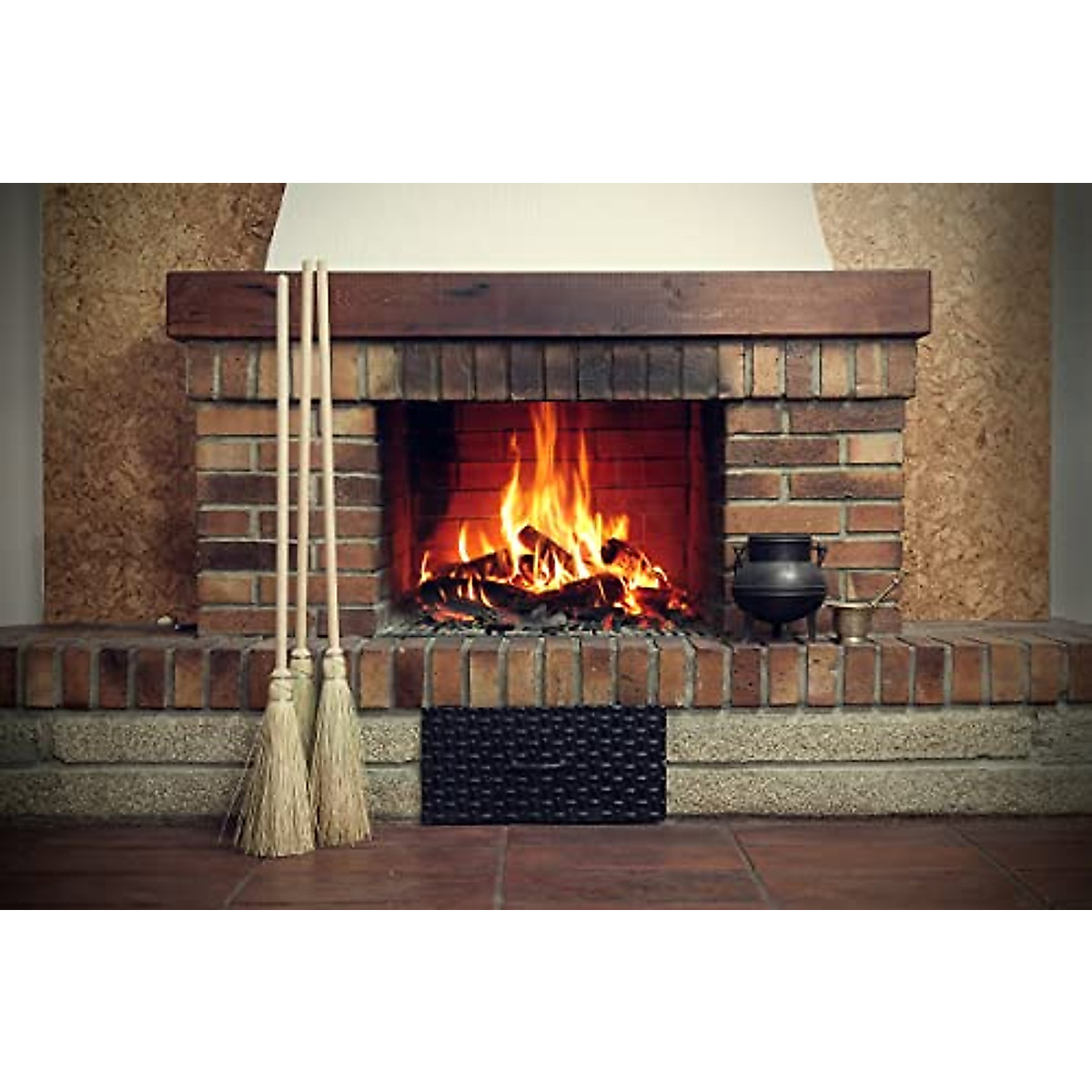 Mendi Corn Broom 43" Fantasy Style