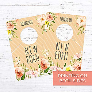 Canopy Street Floral Closet Clothing Size Dividers/Closet Organizer For Baby Girl Clothes Newborn To 4T / Baby Closet Size Dividers