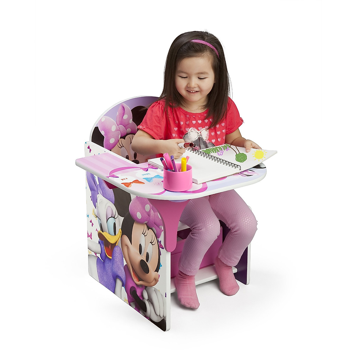 Delta Children Chair Desk With Storage Bin, Disney Minnie Mouse
