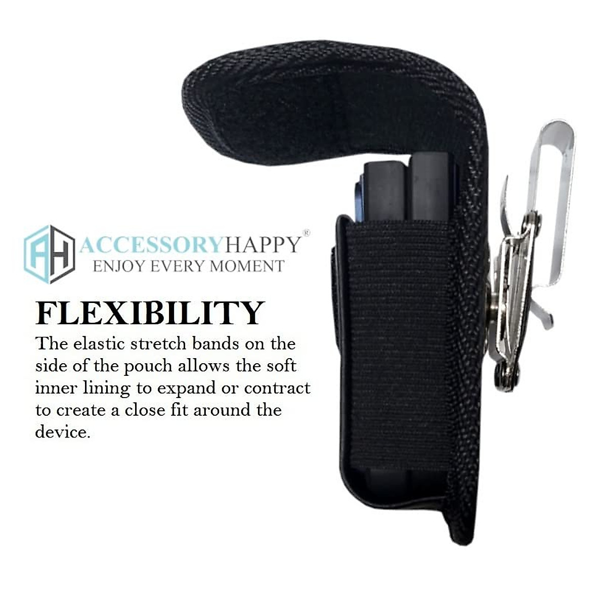 AH Premium 360 Rotating Military Grade Men Phone Belt Construction Holster Pouch, for Samsung Flip 4 5G, Z Flip 3 Holster, Mot Razr 5G